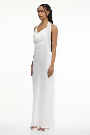 Significant Other Devlyn Halter Maxi Dress - Ivory