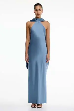 Significant Other Lucile Halter Maxi Dress - Iron