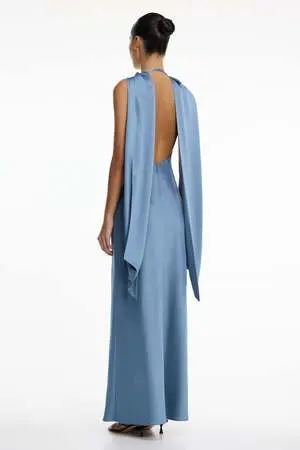 Significant Other Lucile Halter Maxi Dress - Iron