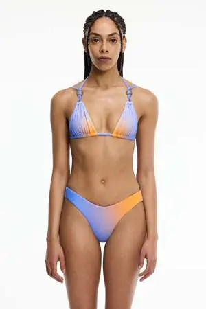 Significant Other Aleia Brief Bikini Bottom - Blue Gradient
