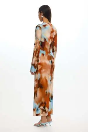 Significant Other Long Sleeve Maxi Dress