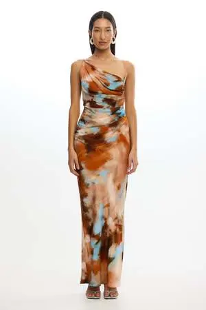 Significant Other Maxi Dress With Gold D-ring Straps