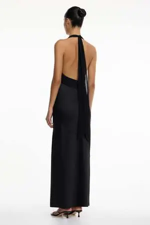Significant Other Halter Maxi Dress - Black