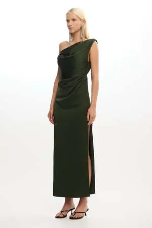 Significant Other Satin Maxi Dress