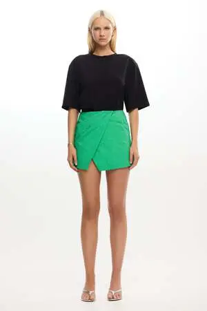 Significant Other Micro Mini Wrap Skirt