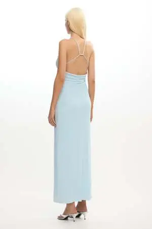 Significant Other Lex Midi Dress With Knot Strap Details