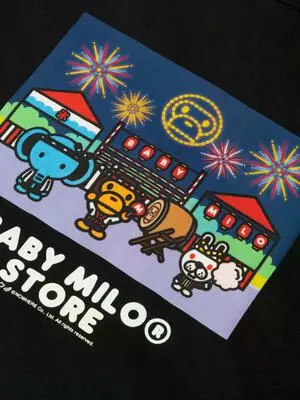 A BATHING APE Graphic-print T-shirt - Black