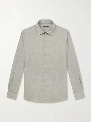 SLOWEAR Linen Shirt - Green
