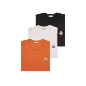 Moncler Logo Patch T-shirt Set - Multicolor