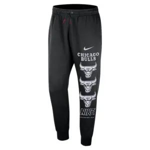 Nike Chicago Bulls Courtside Nba Club Fleece Jogger Pants - Black