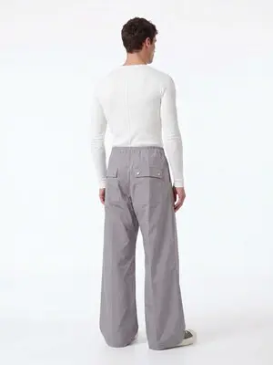 Rick Owens Viscose And Silk Blend T-shirt