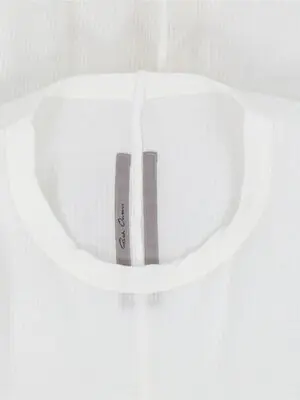 Rick Owens Viscose And Silk Blend T-shirt