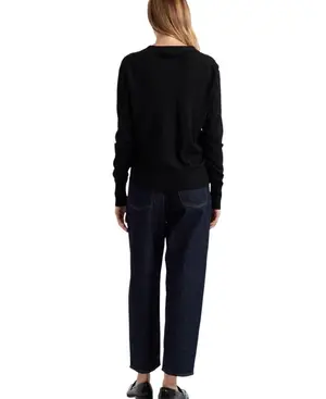 Chinti & Parker Merino Wool Cardigan - Black