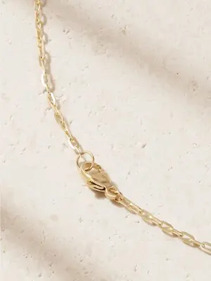 Jia Jia Jumbo 14-karat Gold Smoky Quartz Citrine Pendant Necklace - Brown