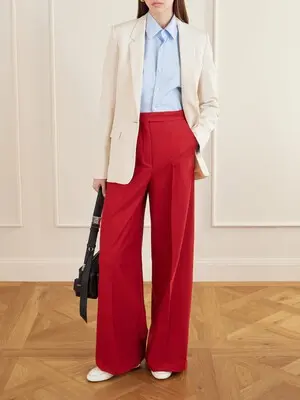 Max Mara Rito Cotton-jersey Wide-leg Pants