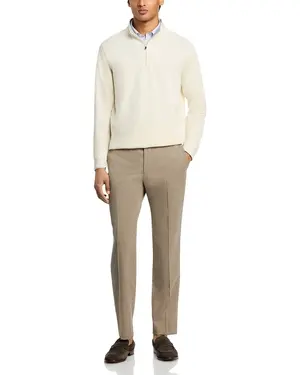 Peter Millar Crown Comfort Stripe Pullover Sweater - Ivory