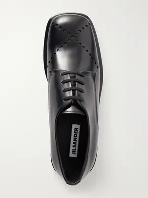 JIL SANDER Perforated Leather Brogues