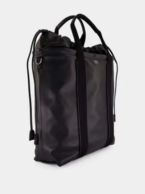 Fendi Flux Leather Shopping Bag