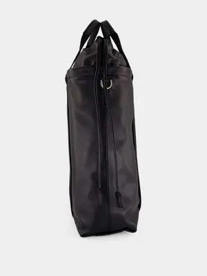 Fendi Flux Leather Shopping Bag