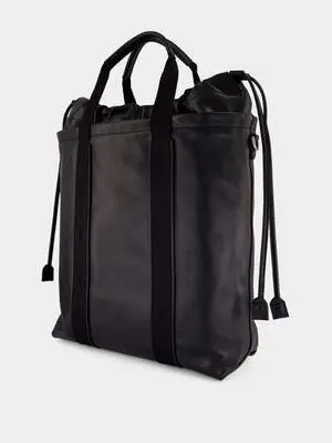 Fendi Flux Leather Shopping Bag
