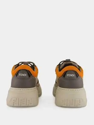 Fendi Force Low-top Sneakers - Beige