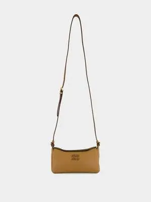Miu Miu Leather Pouch - Beige