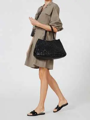 Dragon Diffusion Santa Croce Big Woven Tote