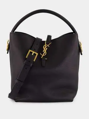 Saint Laurent Le 37 Supple In Grained Leather - Black