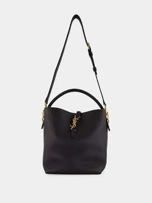 Saint Laurent Le 37 Supple In Grained Leather - Black