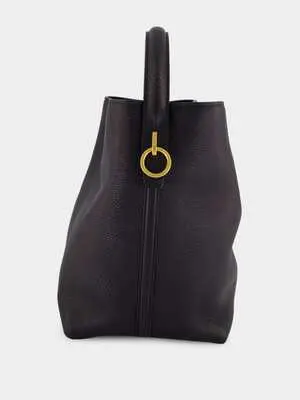 Saint Laurent Le 37 Supple In Grained Leather - Black