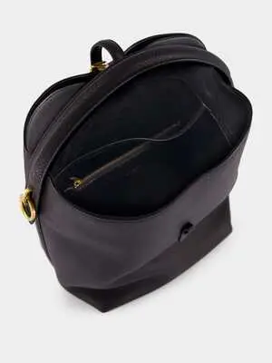 Saint Laurent Le 37 Supple In Grained Leather - Black