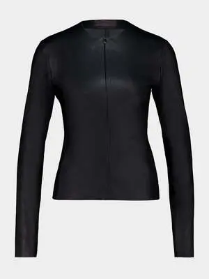 Stouls Imany Leather Top - Black
