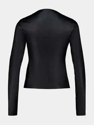 Stouls Imany Leather Top - Black