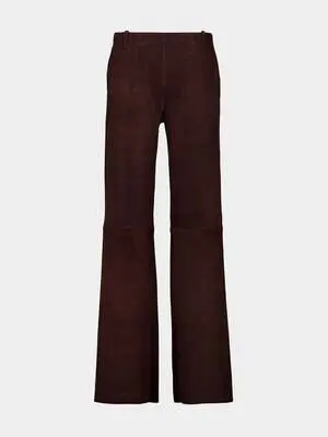 Stouls Castor Oswald Suede Trousers - Brown