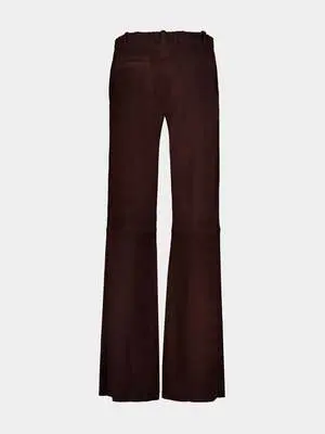 Stouls Castor Oswald Suede Trousers - Brown