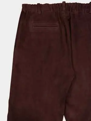 Stouls Castor Oswald Suede Trousers - Brown