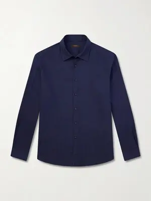 SLOWEAR Linen Shirt - Blue