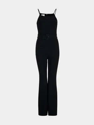 COURREGES Belted Knit Jumpsuit
