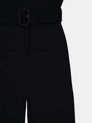 COURREGES Belted Knit Jumpsuit
