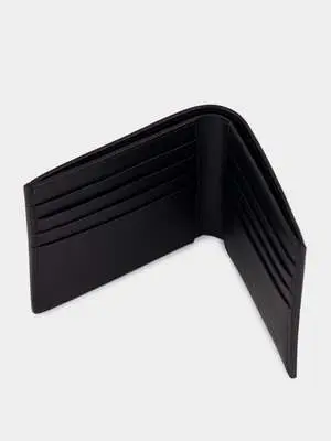 Fendi Leather Squared Ff Wallet - Black