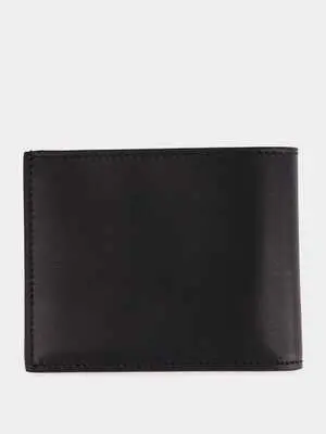Fendi Leather Squared Ff Wallet - Black
