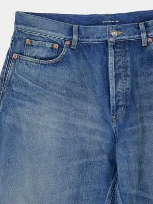 Saint Laurent Costa Rica Tapered Denim Jeans - Blue