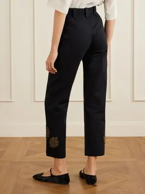 BODE Looped Frog Wide-leg Jeans
