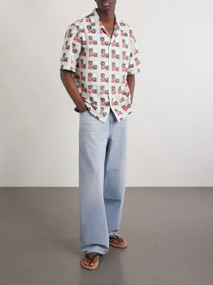 Nn07 Julio Camp-collar Embroidered Voile Shirt - Multi