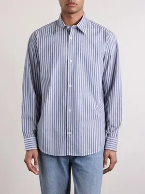 Nn07 Striped Cotton Shirt