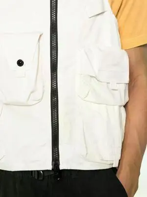 Stone Island Zip Pocket Gilet - Neutrals