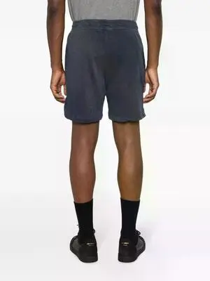 JAMES PERSE Mélange-effect Cotton Track Shorts