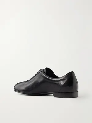 JIL SANDER Leather Derby Shoe - Black