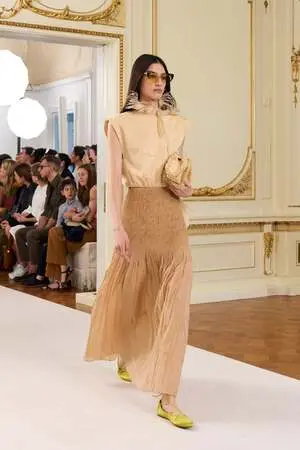 Ulla Johnson Antonia Smocked Midi Skirt