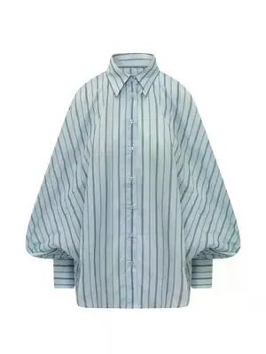 SOSUE Striped Long Sleeve Blouse